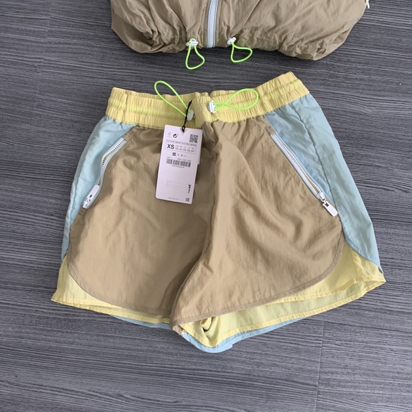 Zara | Shorts | Nwt Zara Multicolored Set | Poshmark